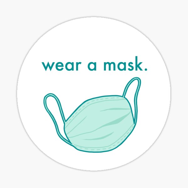 "Face Mask" Sticker by kaitoryn | Redbubble