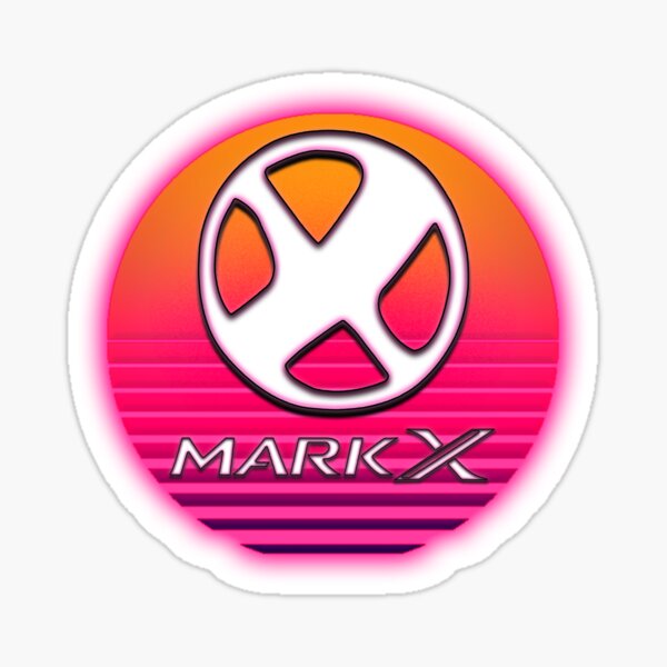"Toyota Mark X Outrun Emblem" Sticker for Sale by lithoman2 | Redbubble