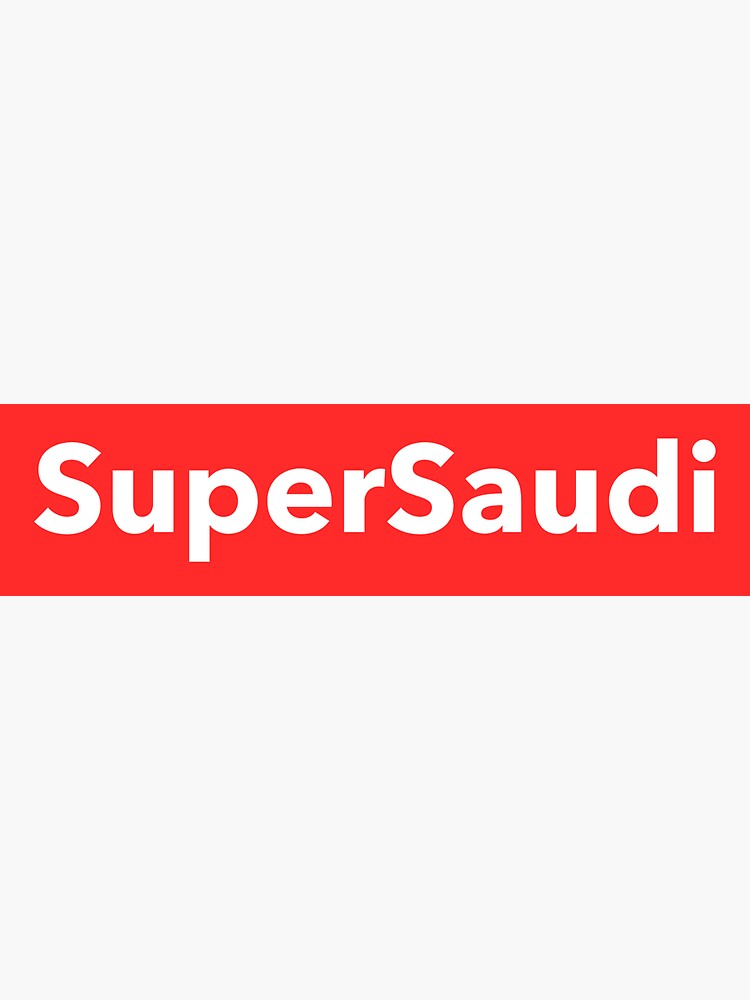 "Saudi Super Red And White Logo with a Stylish Design" Sticker for Sale ...