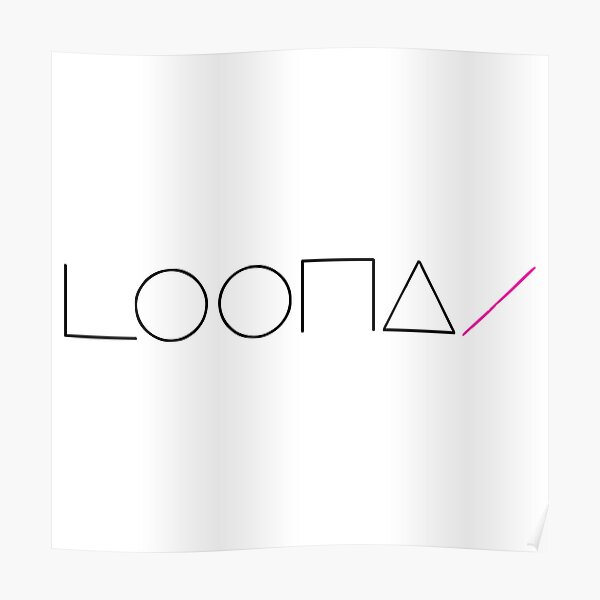 "BEST SELLER - Loona Logo Merchandise" Poster for Sale by salamoniagaz ...