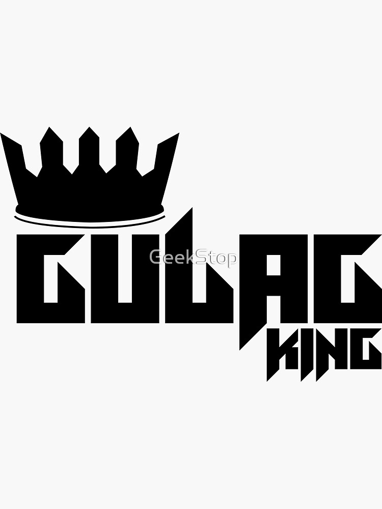 "Gulag King | Warzone" Sticker for Sale by GeekStop | Redbubble
