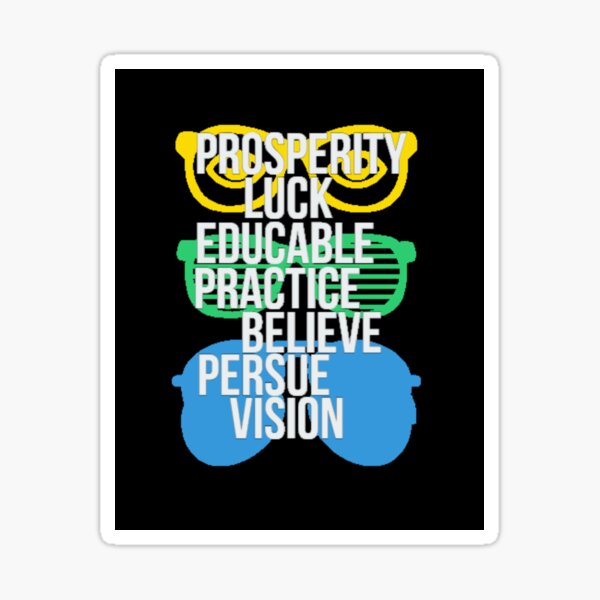 "Vision Success" Sticker by Cupideros | Redbubble