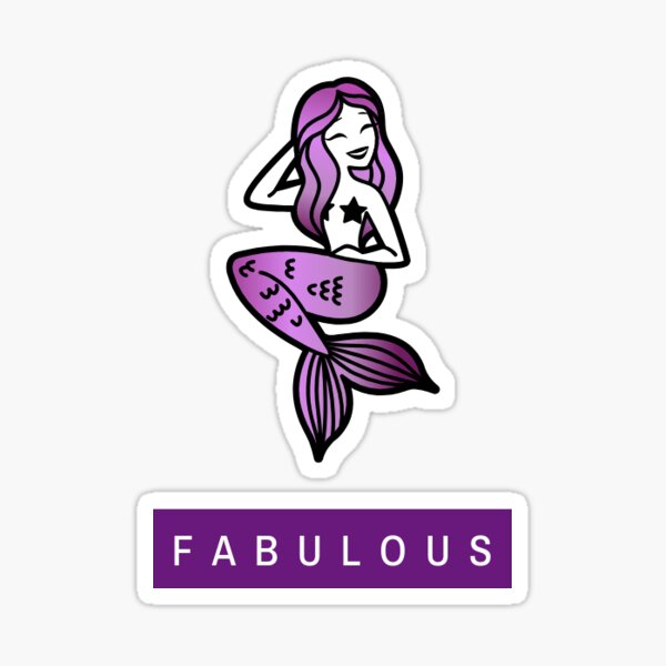 "Fabulous" Sticker by pod-designs | Redbubble