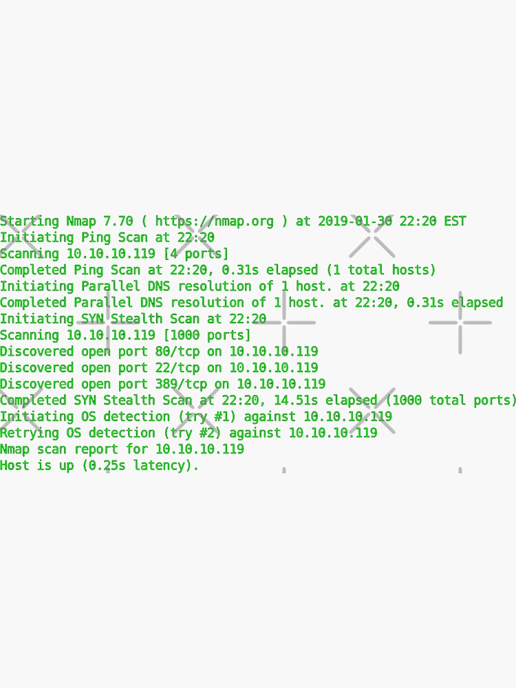 "NMAP Ping Scan" Sticker for Sale by clubtee | Redbubble
