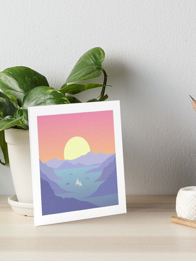 "Surfaces Horizon Album Cover" Art Board Print for Sale by Zeelo ...