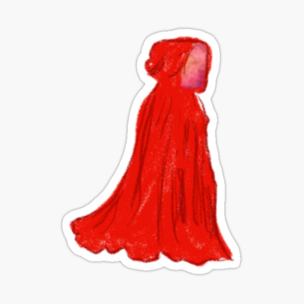 "Red Robe" Sticker by aymzie94 | Redbubble