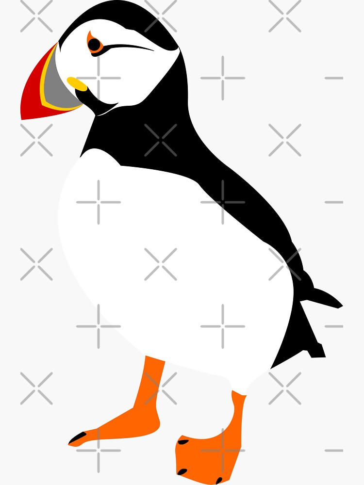 "Farne Island Puffin #2" Sticker for Sale by TyneDesigns | Redbubble