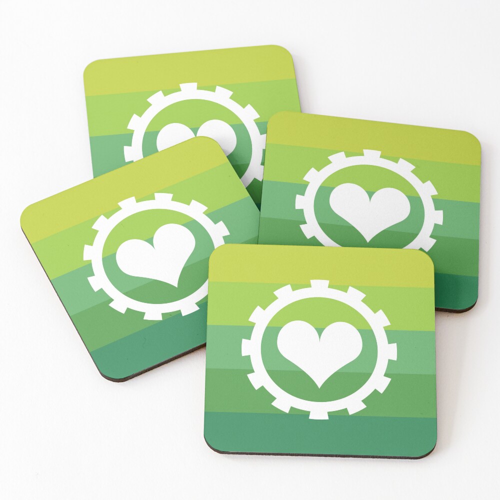 "Robosexual Pride Flag" Coasters (Set of 4) for Sale by Tommy-J | Redbubble