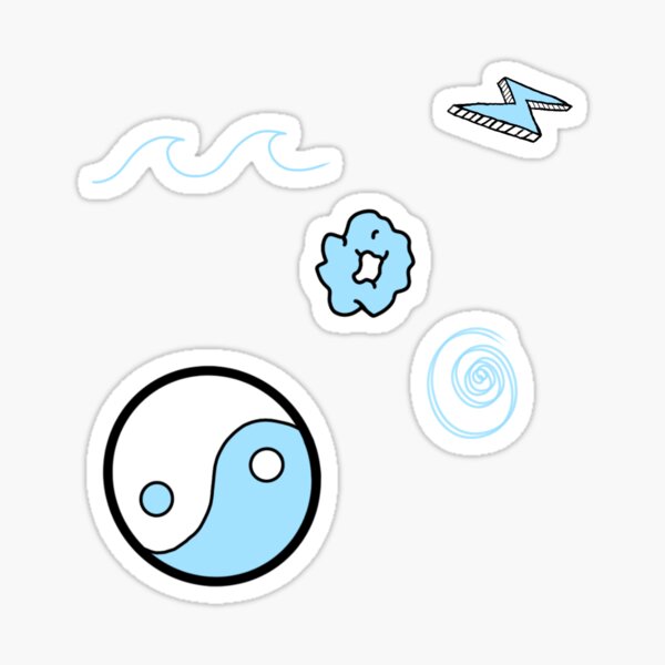 "Blue sticker pack" Sticker by Emily-McCready | Redbubble