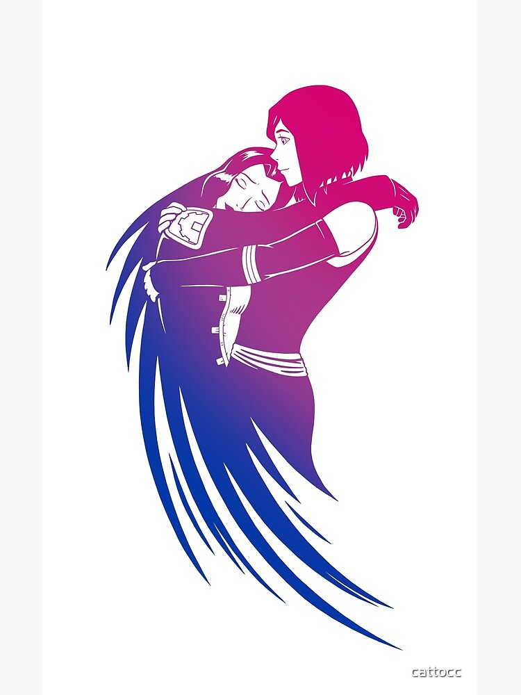Korrasami Fantasy - bi pride version Premium Matte Vertical Poster sold ...