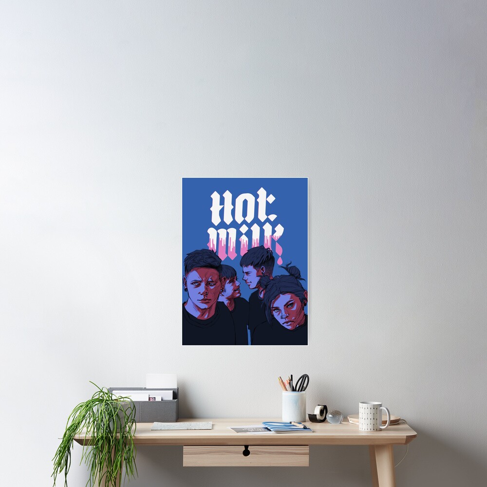 "hot milk band" Poster by HSSL | Redbubble