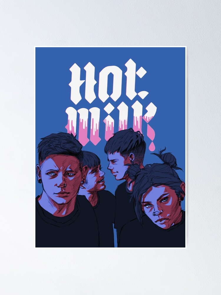 "hot milk band" Poster by HSSL | Redbubble
