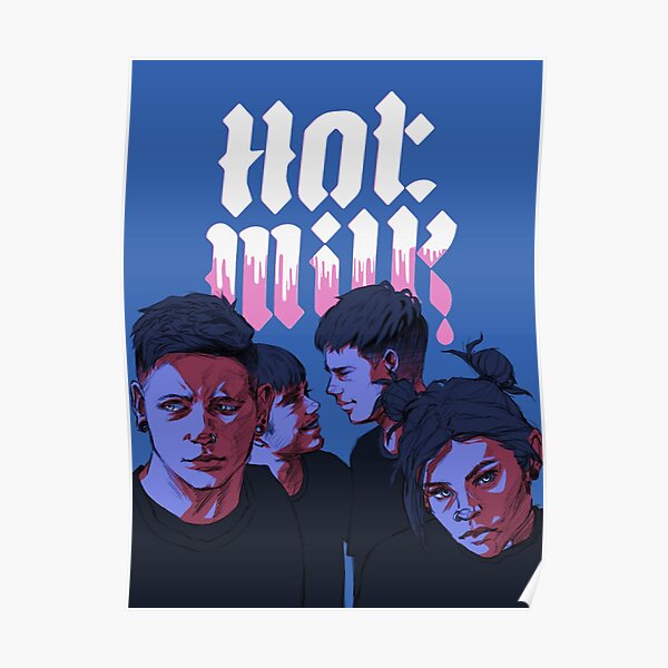 "hot milk band" Poster by HSSL | Redbubble