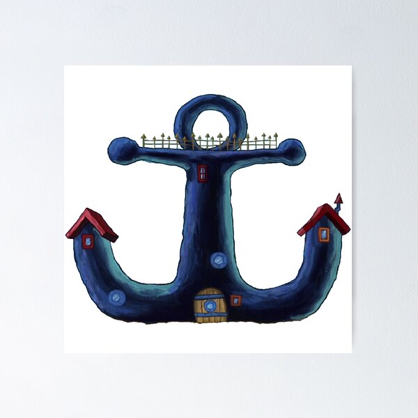 "Mr Krabs House" Poster for Sale by TotalBubble | Redbubble