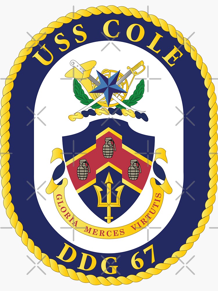 " Navy - USS Cole (DDG-67) wo Txt" Sticker for Sale by twix123844 ...