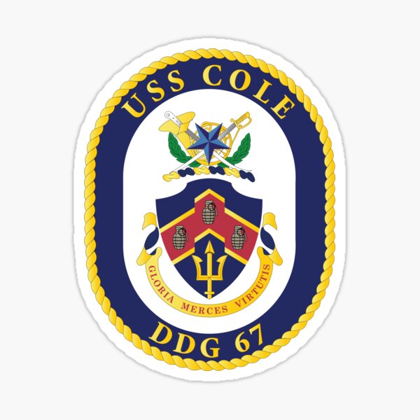 " Navy - USS Cole (DDG-67) wo Txt" Sticker for Sale by twix123844 ...