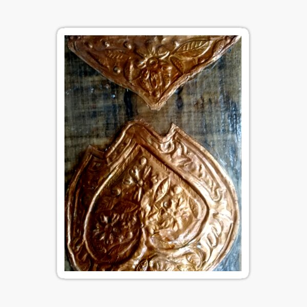 "embossed copper" Sticker for Sale by Nickdavisinghe | Redbubble