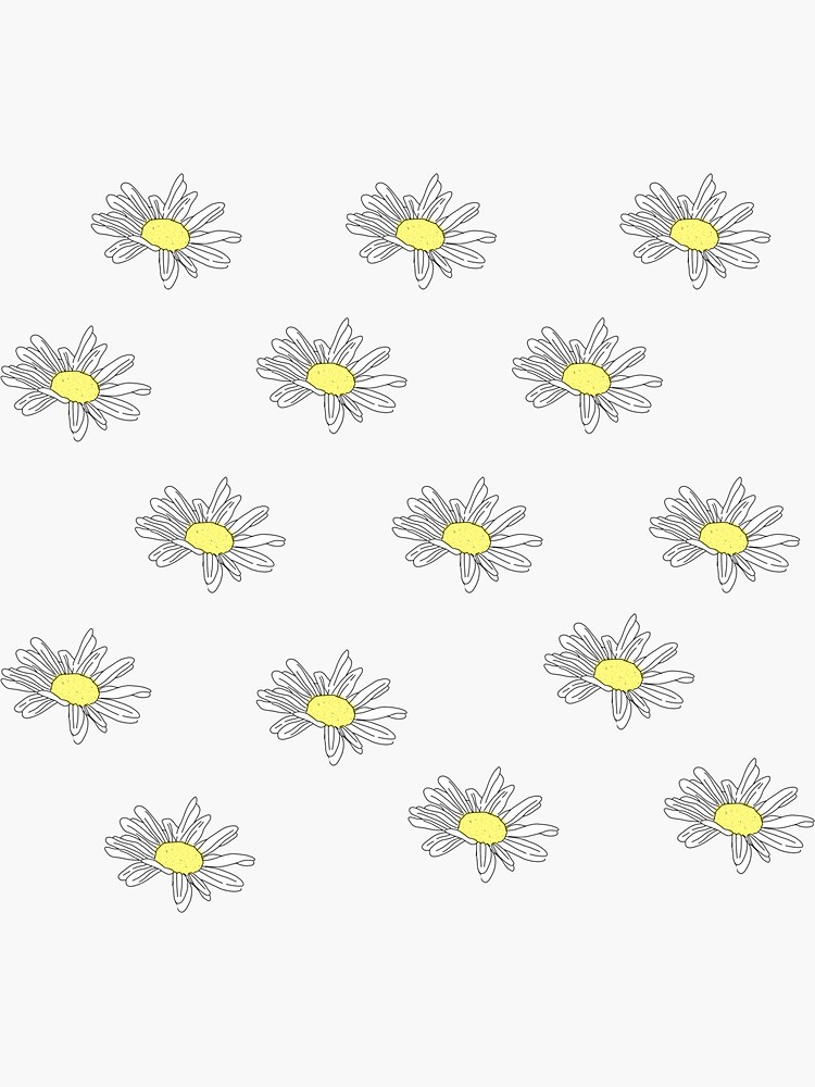 "Daisy Doodle Pack" Sticker for Sale by tia-johnson | Redbubble