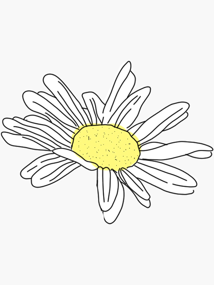 "Daisy Doodle " Sticker by tia-johnson | Redbubble