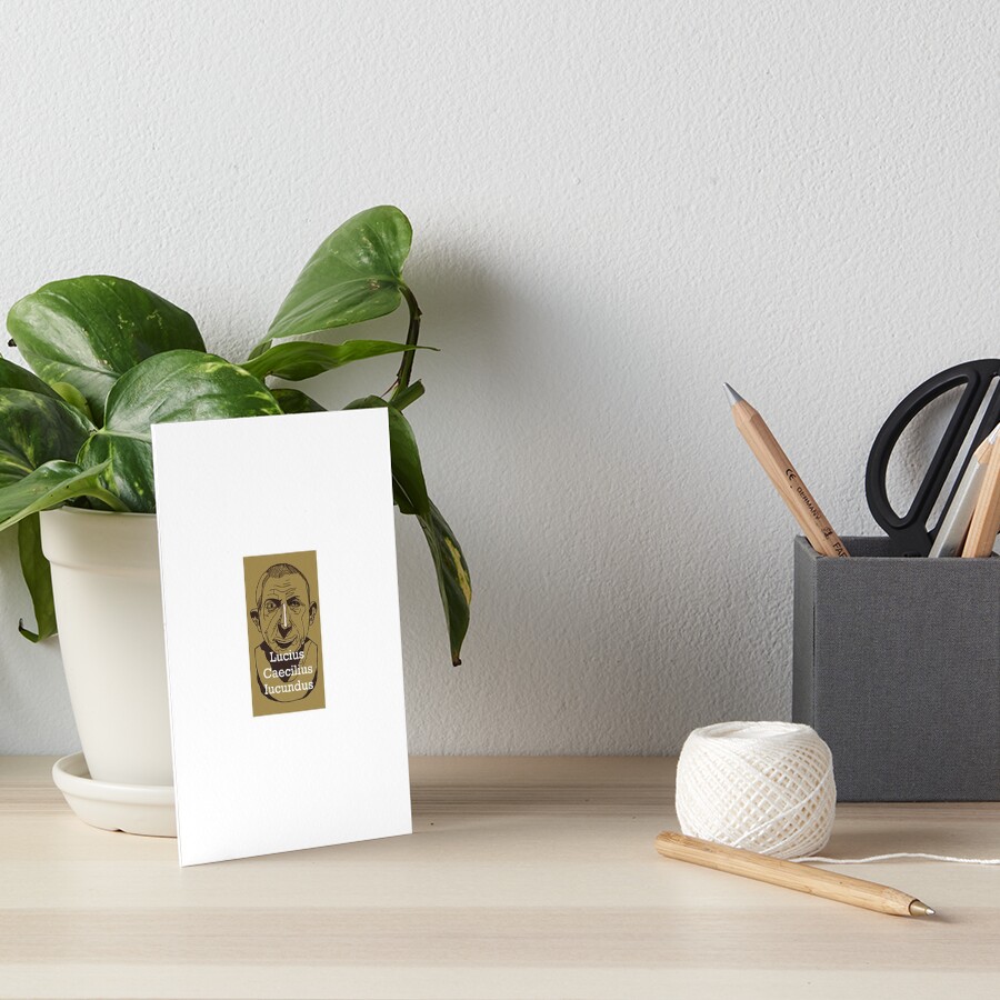 Lucius Caecilius Iucundus”. With portrait of Caecilius." Art Board ...