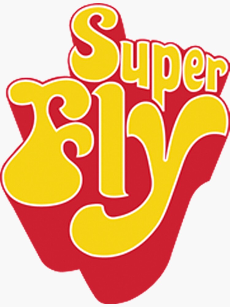 "SuperFly" Sticker for Sale by surf110 | Redbubble