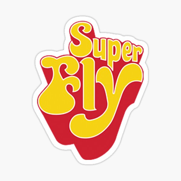 "SuperFly" Sticker for Sale by surf110 | Redbubble