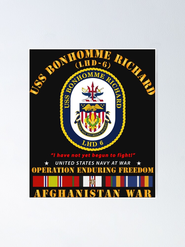 "Navy - USS Bonhomme Richard - OEF" Poster for Sale by twix123844 ...