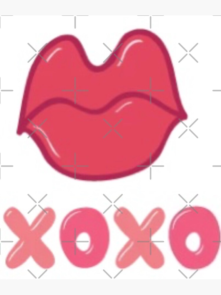 "xoxo lips" Sticker for Sale by mariib | Redbubble
