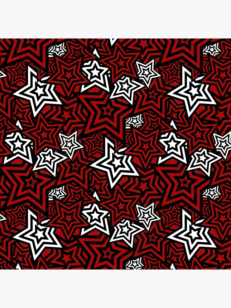 "Persona 5 Royal Phantom Thief Star Mask Pattern" Acrylic Block for ...