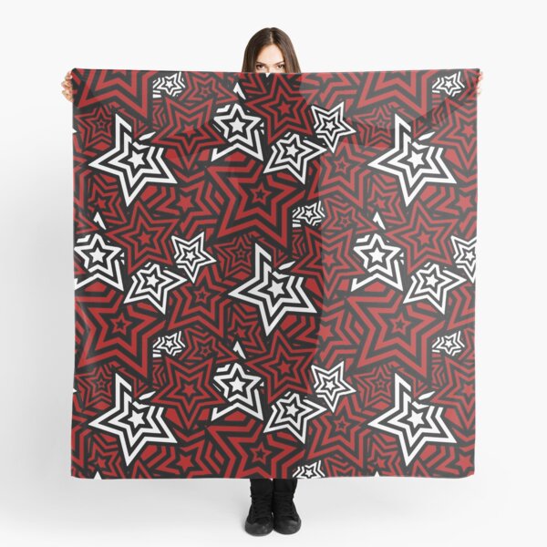 "Persona 5 Royal Phantom Thief Star Mask Pattern" Scarf by ...