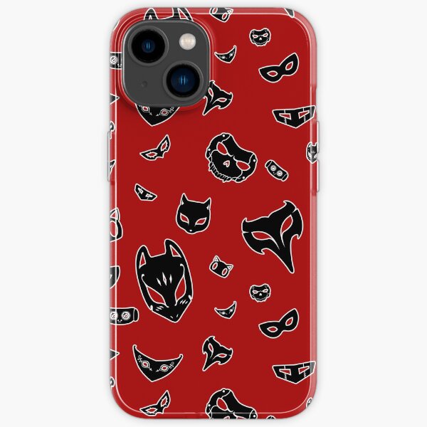 "Persona 5 Royal Phantom Thief Mask Pattern" iPhone Case for Sale by ...