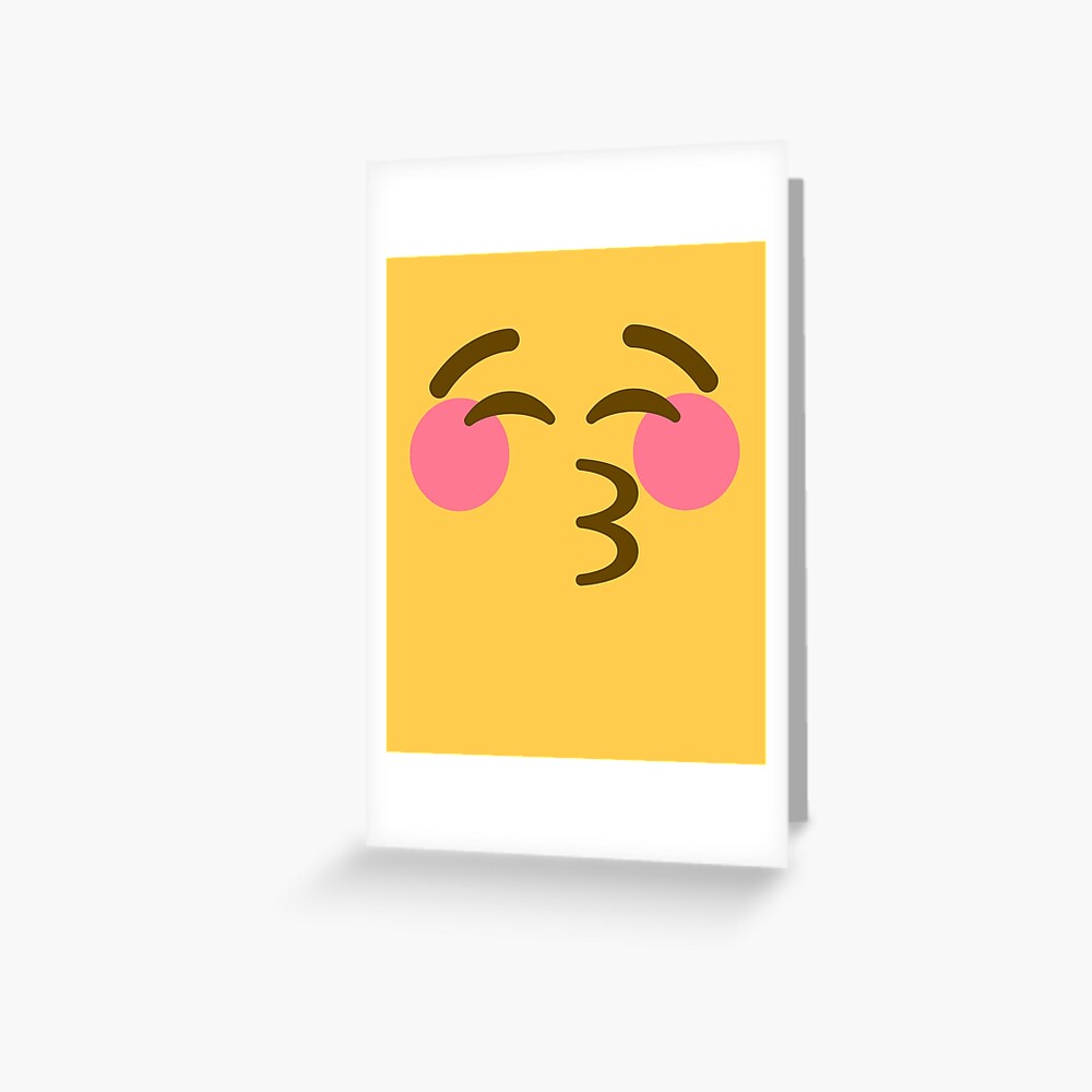 "Kissing Kiss kissy Face with Closed Eyes Emoji Face Costume Gift ...