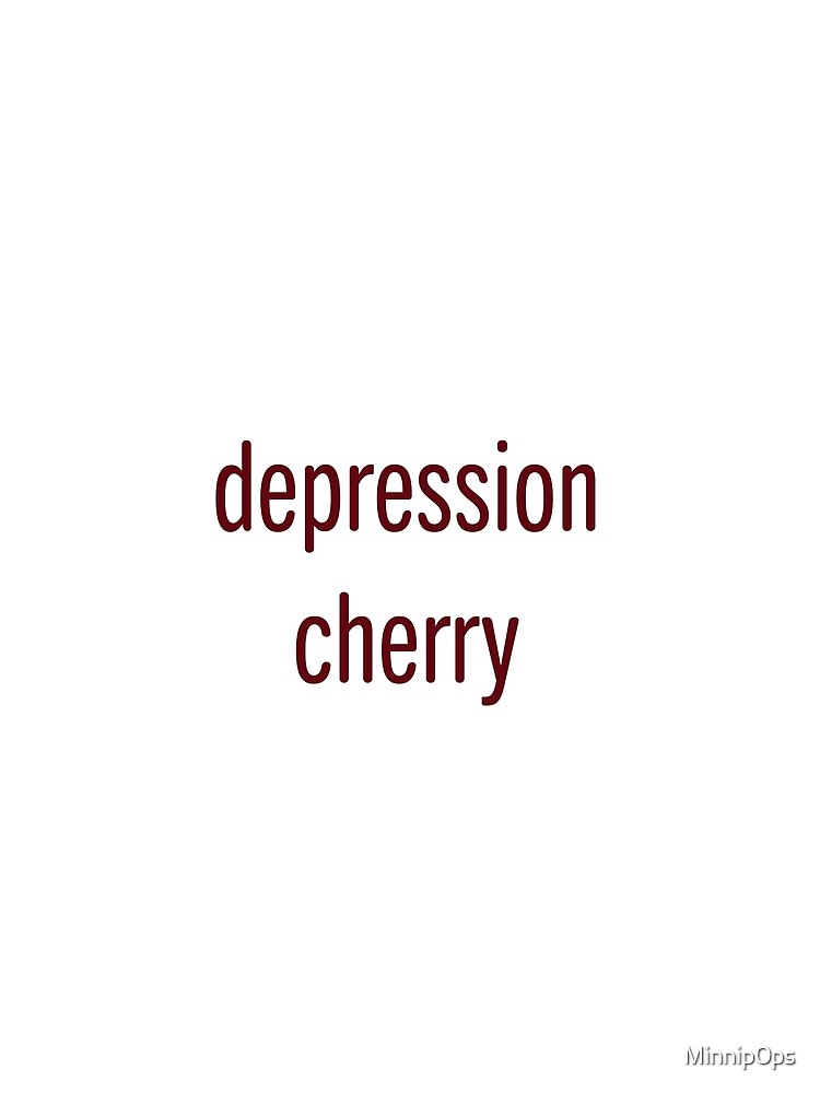"Beach House - Depression Cherry type font " Poster for Sale by ...