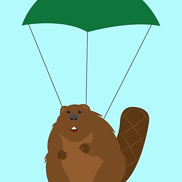 "Parachuting Beaver" Socks for Sale by bccproductions | Redbubble