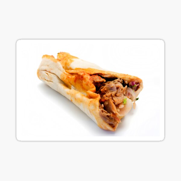 "Doner kebab" Sticker for Sale by troianifabrizio | Redbubble
