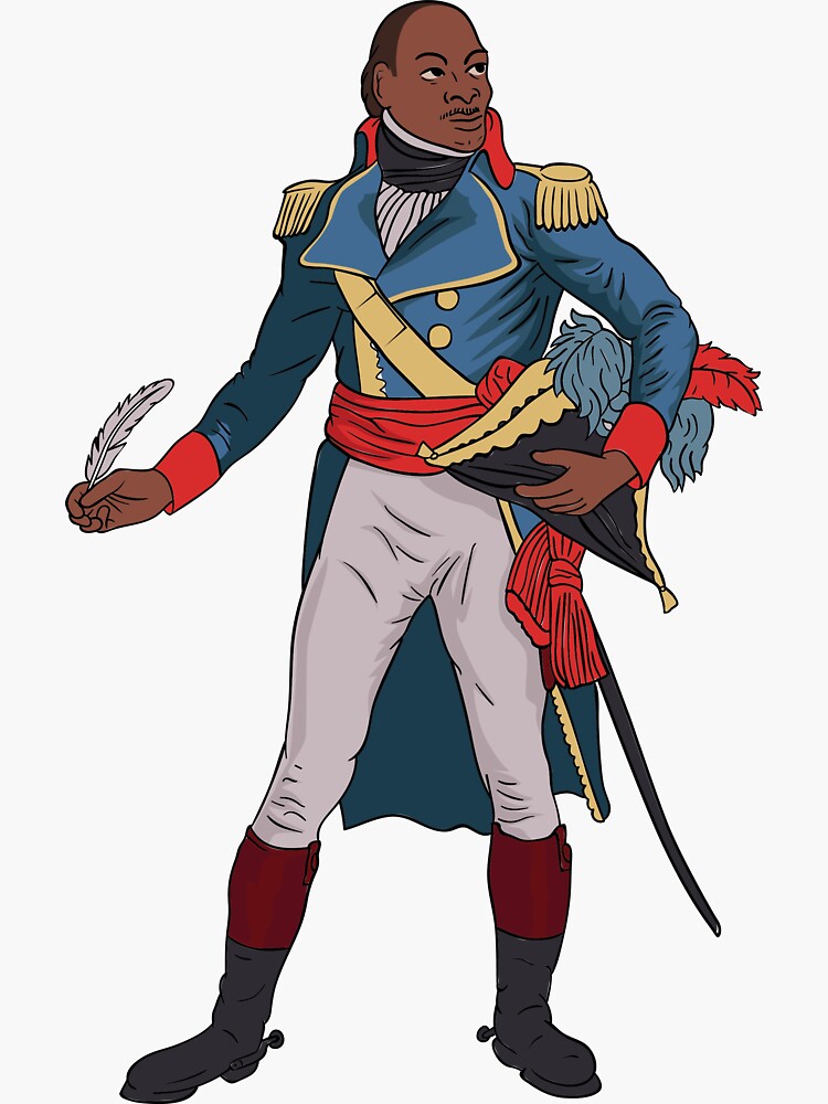 "Toussaint Louverture" Sticker by BernieDicicco | Redbubble