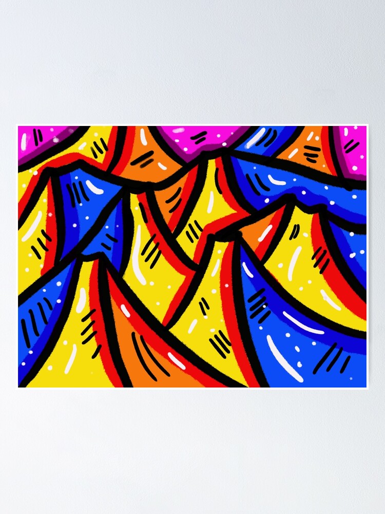 "alien waves redbubble poster" Poster for Sale by SarinaGounden | Redbubble