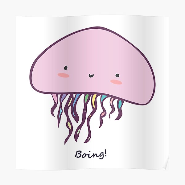"boing jelly fish " Poster by etherealSteps | Redbubble