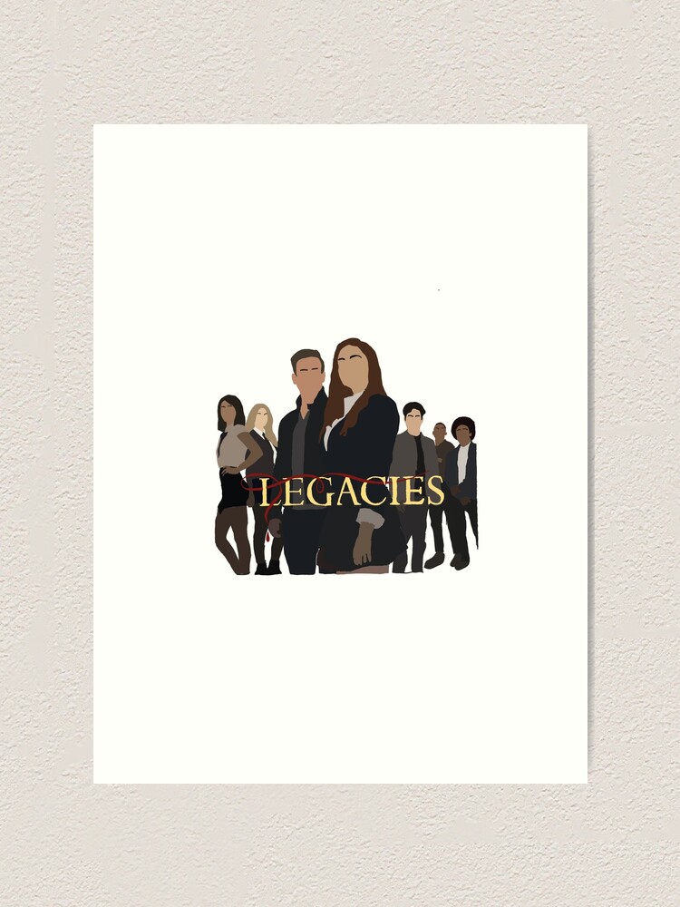 "Legacies Logo with Characters" Art Print for Sale by juliastrum ...