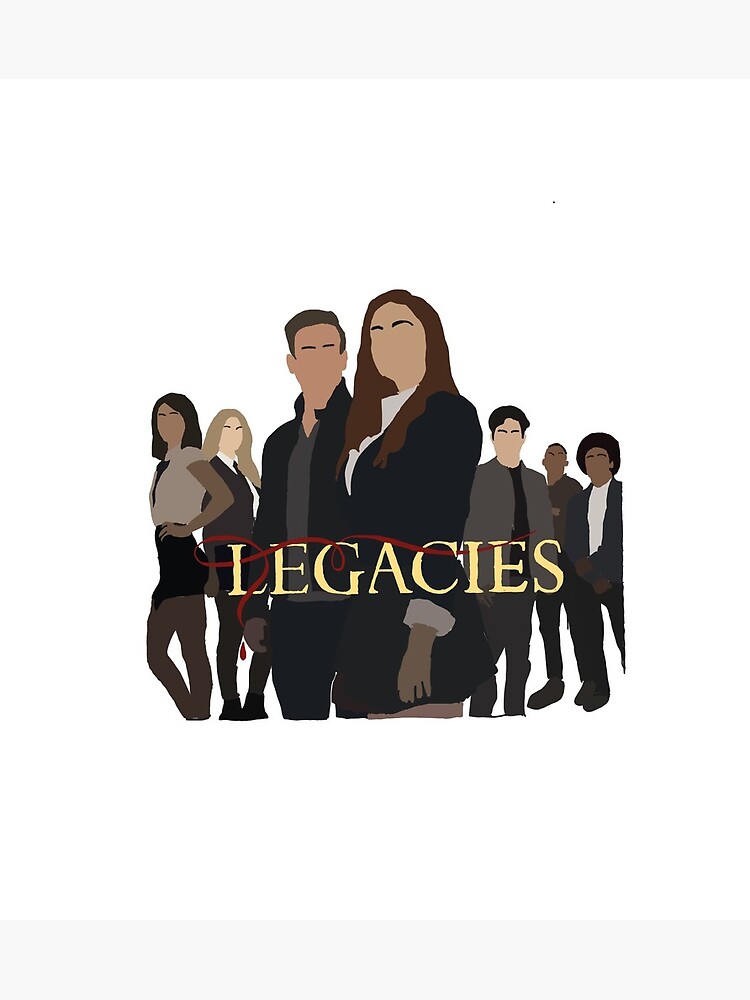 "Legacies Logo with Characters" Art Print for Sale by juliastrum ...