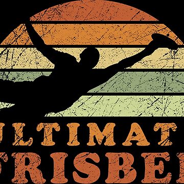 "Retro Frisbee for the Ultimate Frisbee Player" Sticker for Sale by ...