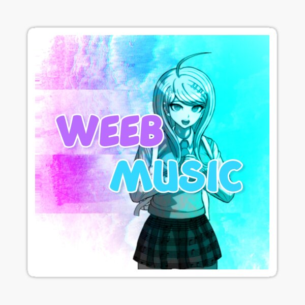 "Kaede Akamatsu - Weeb Music" Sticker for Sale by NightEdits | Redbubble