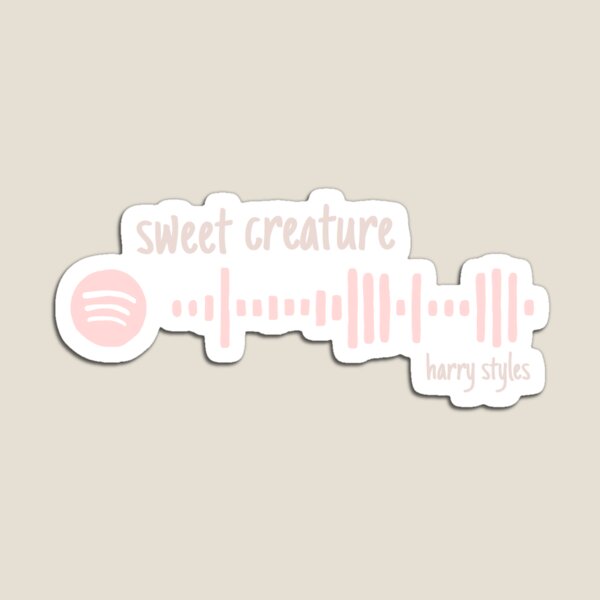 Sweet Creature Harry Styles Spotify Code Magnets | Redbubble