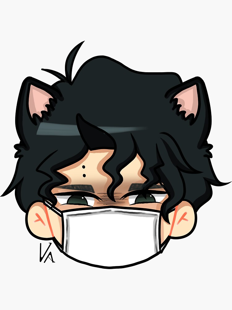 "Sakusa Kiyoomi Chibi (Weasel Version)" Sticker for Sale by Inari-07 ...