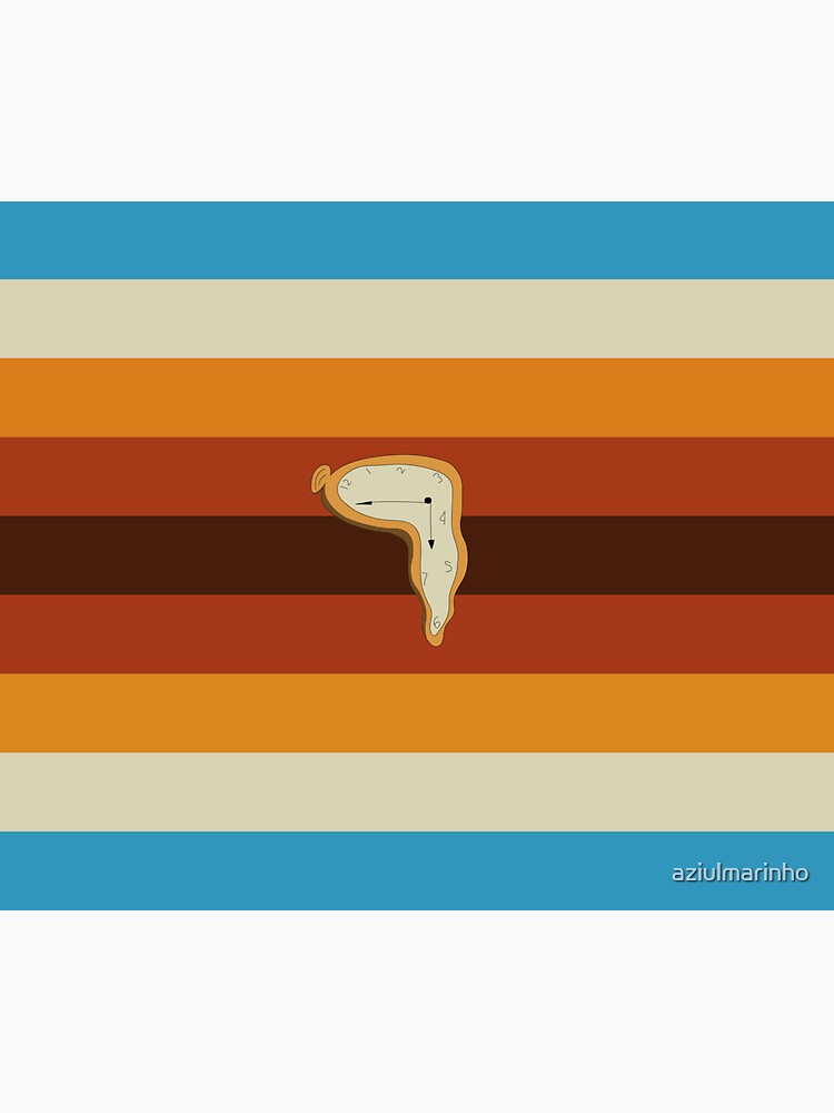 "The Persistence of Memory Salvador Dali minimalist" Sticker for Sale ...