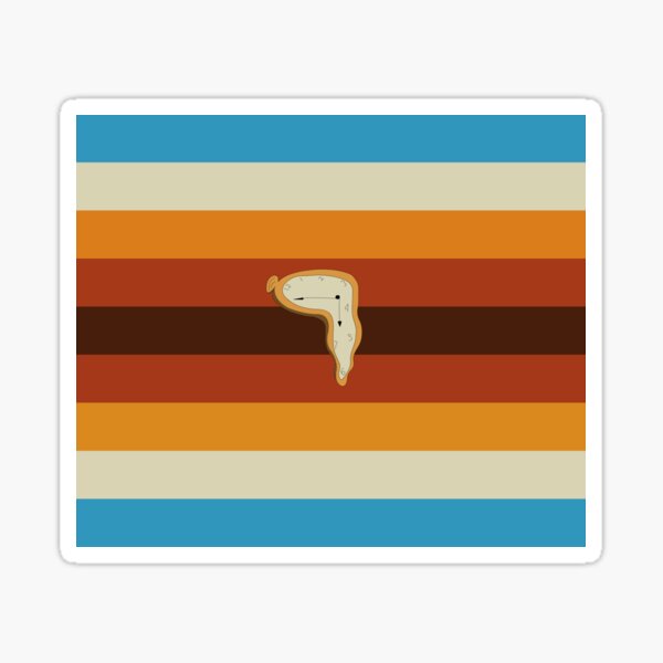 "The Persistence of Memory Salvador Dali minimalist" Sticker for Sale ...