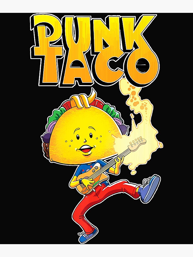 "Punk Taco" Poster for Sale by ErikaGomora | Redbubble