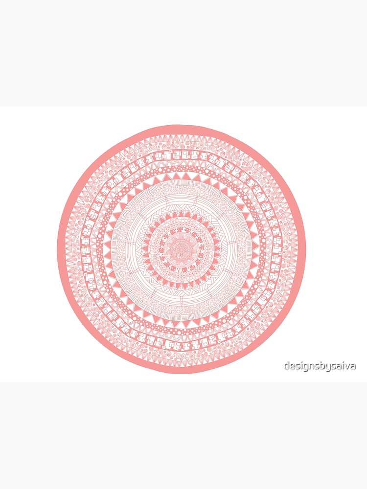 "Light Pink Mandala" Poster by designsbysaiva | Redbubble