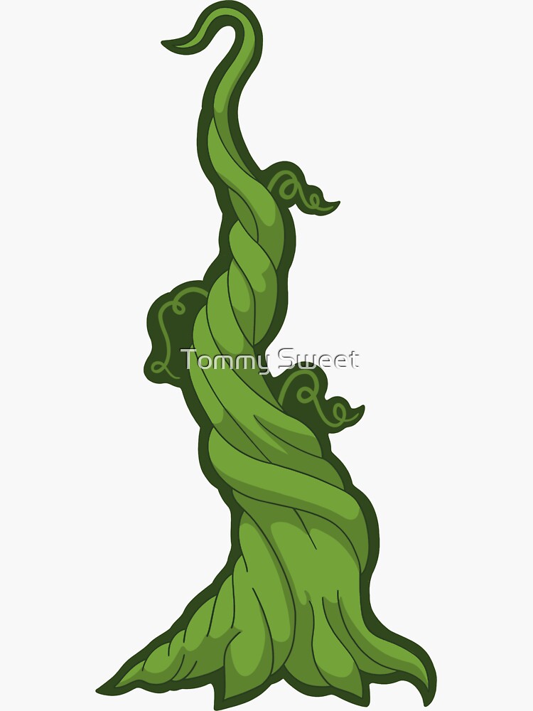 "Beanstalk " Sticker for Sale by Luxingtonn | Redbubble