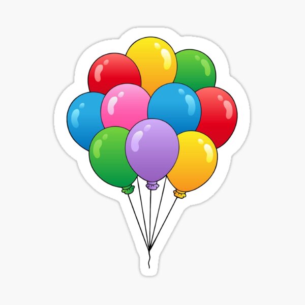 "Balloon " Sticker for Sale by SimoneV1 | Redbubble